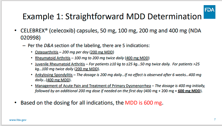 Define MDD to calculate limit - Limits of Nitrosamines - Nitrosamines ...