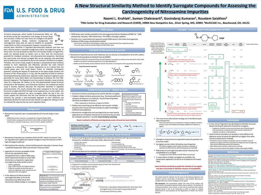 FDA - A new structural similarity method to ID surrogate compounds of ...