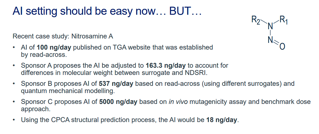 Nitrosamine impurities in medicines (presented at the ARCS Annual ...