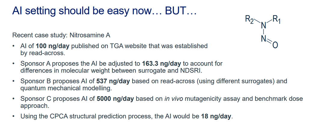 Nitrosamine impurities in medicines (presented at the ARCS Annual ...